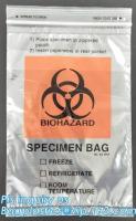 China Biodegradable Biohazard Specimen Bag, Biohazard Specimen Transport Bag, Medical Grade Laboratory Specimen Bag, bagplasti for sale