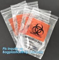 China Biodegradable Biohazard Specimen Bag, Biohazard Specimen Transport Bag, Medical Grade Laboratory Specimen Bag, bagplasti for sale