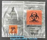 China Biodegradable Biohazard Specimen Bag, Biohazard Specimen Transport Bag, Medical Grade Laboratory Specimen Bag, bagplasti for sale