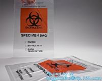 China Biodegradable Biohazard Specimen Bag, Biohazard Specimen Transport Bag, Medical Grade Laboratory Specimen Bag, bagplasti for sale