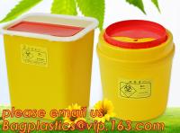 China BIOHAZARD WASTE CONTAINERS, PLASTIC STORAGE BOX, MEDICAL TOOL BOX, SHARP CONTAINER, SAFETY BOX, Disposable Hospital Bioh for sale