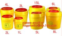 China BIOHAZARD WASTE CONTAINERS, PLASTIC STORAGE BOX, MEDICAL TOOL BOX, SHARP CONTAINER, SAFETY BOX, Disposable Hospital Bioh for sale