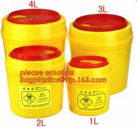 China BIOHAZARD WASTE CONTAINERS, PLASTIC STORAGE BOX, MEDICAL TOOL BOX, SHARP CONTAINER, SAFETY BOX, Disposable Hospital Bioh for sale