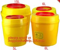 China BIOHAZARD WASTE CONTAINERS, PLASTIC STORAGE BOX, MEDICAL TOOL BOX, SHARP CONTAINER, SAFETY BOX, Disposable Hospital Bioh for sale
