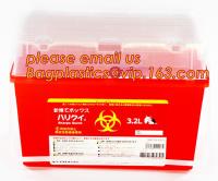 China 5-quart sharp containers regulations, biohazard sharp container, Disposable dual biohazard supplies - syringes without n for sale