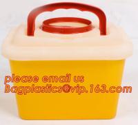 China BIOHAZARD WASTE CONTAINERS, PLASTIC STORAGE BOX, MEDICAL TOOL BOX, SHARP CONTAINER, SAFETY BOX, Disposable Hospital Bioh for sale