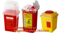 China BIOHAZARD WASTE CONTAINERS, PLASTIC STORAGE BOX, MEDICAL TOOL BOX, SHARP CONTAINER, SAFETY BOX, Disposable Hospital Bioh for sale
