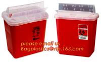 China BIOHAZARD WASTE CONTAINERS, PLASTIC STORAGE BOX, MEDICAL TOOL BOX, SHARP CONTAINER, SAFETY BOX, Disposable Hospital Bioh for sale