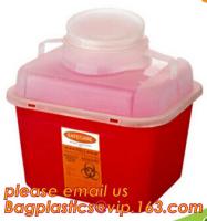China BIOHAZARD WASTE CONTAINERS, PLASTIC STORAGE BOX, MEDICAL TOOL BOX, SHARP CONTAINER, SAFETY BOX, Disposable Hospital Bioh for sale
