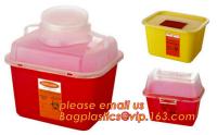 China BIOHAZARD WASTE CONTAINERS, PLASTIC STORAGE BOX, MEDICAL TOOL BOX, SHARP CONTAINER, SAFETY BOX, Disposable Hospital Bioh for sale
