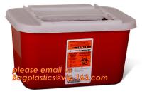 China BIOHAZARD WASTE CONTAINERS, PLASTIC STORAGE BOX, MEDICAL TOOL BOX, SHARP CONTAINER, SAFETY BOX, Disposable Hospital Bioh for sale