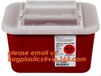 China BIOHAZARD WASTE CONTAINERS, PLASTIC STORAGE BOX, MEDICAL TOOL BOX, SHARP CONTAINER, SAFETY BOX, Disposable Hospital Bioh for sale