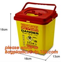 China BIOHAZARD WASTE CONTAINERS, PLASTIC STORAGE BOX, MEDICAL TOOL BOX, SHARP CONTAINER, SAFETY BOX, Disposable Hospital Bioh for sale