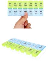 China 28 compartment one weekly plastic pill container, Fancy 7 day clear plastic detachable drugs box 4 doses daily, PILL for sale