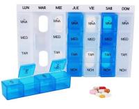 China 28 compartment one weekly plastic pill container, Fancy 7 day clear plastic detachable drugs box 4 doses daily, PILL for sale