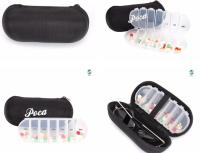 China new style 7case plastic pill box with glasses box, one week 28 compartment with biger box plastic pill holder, Pop up pl for sale