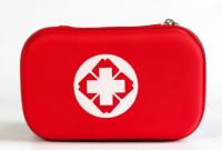 China Yellow EVA Hard shell portable Family travel First Aid Bag/ Medical carrying case, Portable First Aid Kit Bag Medical Su for sale