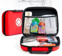 China Emergency care portable durable quality eva waterproof first aid kit bag, Emergency rescue red cross outdoor survival ge for sale