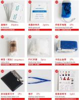 China Portable comprehensive medical survival pocket first aid kit bag fda approved, plastic case mini home first aid kits box for sale
