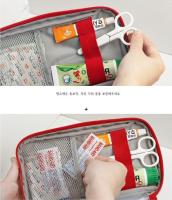China Multipurpose Large Capacity Outdoor Emergency Medical Equipment Hospital Portable Nylon First Aid Small Bag for sale