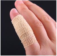 China Cohesive Bandage selling well medical production bule high elastic adhesive wound bandage different size,MEDICAL, BANG for sale