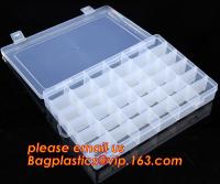 China Plastic Storage Box With 15 Removable Compartments Tool Containers, plastic divided storage box for candy and nuts for sale