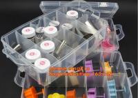 China Plastic Storage Box With 15 Removable Compartments Tool Containers, plastic divided storage box for candy and nuts for sale