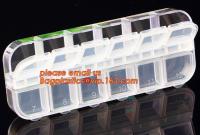 China Plastic Storage Box With 15 Removable Compartments Tool Containers, plastic divided storage box for candy and nuts for sale