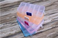 China home organizers useful plastic 15 slots adjustable storage jewelry case boxes with lock craft organizer, bagease, pac for sale