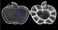 China Adjustable 15 Compartment Plastic Clear Storage Box For Jewelry Earring Tool Container, odorlessness plastic storage box for sale