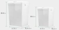 China Food grade square Plastic Bucket 20 liter with lid, dog food plastic container, PP/PE Plastic dogs-food Bucket Pail Easi for sale
