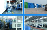 China Light weight one time plastic pallets for transport and storage, Heavy duty cross bottom plastic pallet with 6 runners for sale