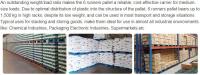 China Light weight one time plastic pallets for transport and storage, Heavy duty cross bottom plastic pallet with 6 runners for sale
