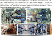 China Light weight one time plastic pallets for transport and storage, Heavy duty cross bottom plastic pallet with 6 runners for sale