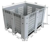 China Light weight one time plastic pallets for transport and storage, Heavy duty cross bottom plastic pallet with 6 runners for sale