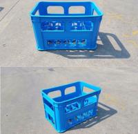 China Light weight one time plastic pallets for transport and storage, Heavy duty cross bottom plastic pallet with 6 runners for sale