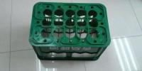 China Light weight one time plastic pallets for transport and storage, Heavy duty cross bottom plastic pallet with 6 runners for sale