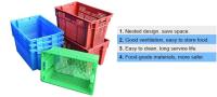 China Light weight one time plastic pallets for transport and storage, Heavy duty cross bottom plastic pallet with 6 runners for sale