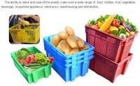 China Light weight one time plastic pallets for transport and storage, Heavy duty cross bottom plastic pallet with 6 runners for sale