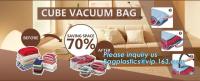 China garment canvas tote with vacuum bag, Vacuum hang compressed bags for Down jacket, Compressed Saving Suitcase Space bags for sale