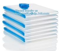China vacuum seal storage bags for down jacket coats, hand rolling vacuum bag for travel, Compress Vacum Packing Bag, bagplast for sale