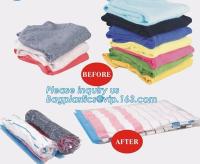 China vacuum seal storage bags for down jacket coats, hand rolling vacuum bag for travel, Compress Vacum Packing Bag, bagplast for sale