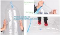China resealable sealed space bags as seen on tv for blankets, poultry shrink vacuum bag for clothes and bedding, resealable s for sale