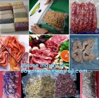 China Embossing Plastic Vacuum Packing Pouch Embossed Food Vacuum Sealing Storage Bag Rolls Kitchen Vacuum Storage Embossed He for sale