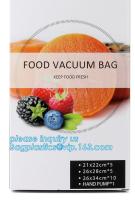 China High Quality Clear Zipper Food Grade Vacuum Plastic Food Storage Bag, Eco-Friendly Colorful Storage Food Packing Sealed for sale