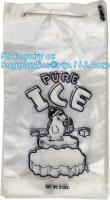 China WICKETEDplastic ice cube bags, Ice Cube Freezer Bags, Disposable Ice Cube Bag, poly ice bag clear flat ice packaging bag for sale