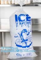 China disposable ice bag, plastic ice cube bag, disposable ice cooler bag, wicket plastic 8 lb ice bags, disposable plastic wi for sale
