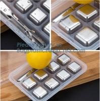 China Free Stainless Steel Ice Cube Dice Ice Cube Whisky Stone, New Stainless steel ice cubes Square shape whiskey stone, pac for sale