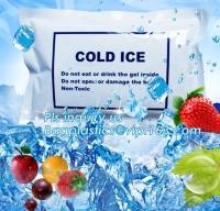 China Cooling Gel Ice Pack Cold Pack Freezer Pack, Outdoor convenient cooling Instant cold cooler bag ice pack, cooler bag kee for sale