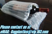 China inflatable air bag for wine bottle, wine bottle air bag transport protective shock resistant cushion hand bag packaging, for sale
